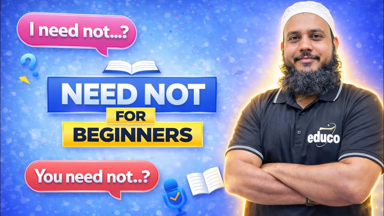 👉 “Need Not" Ka Use Kaise Kare? | English Grammar in Hindi 🔥 - YouTube