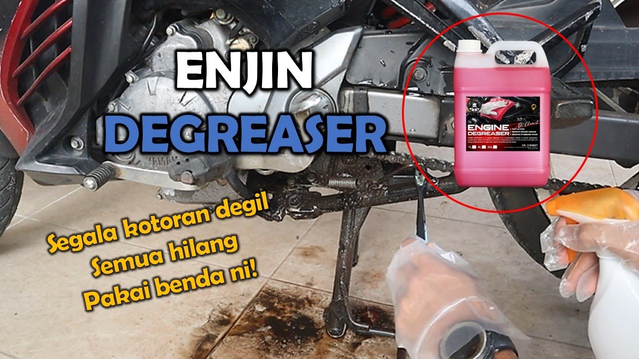 Cuba Kat Motor Kotoran Degil Semua Hilang Pakai Ni | Review Engine Degreaser - YouTube