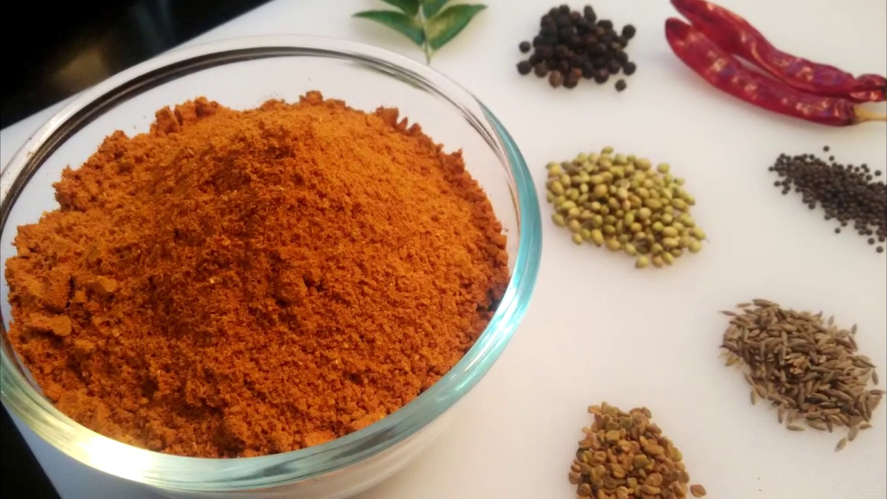 Sambar Masala Powder |सांबर मसाला |Homemade Sambhar Masala Recipe ...