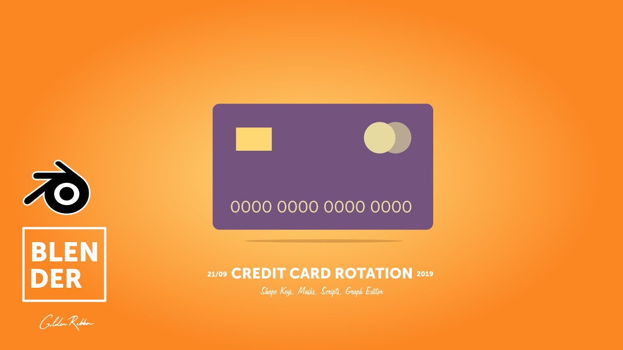 Blender Tutorial | Credit Card Flip - YouTube