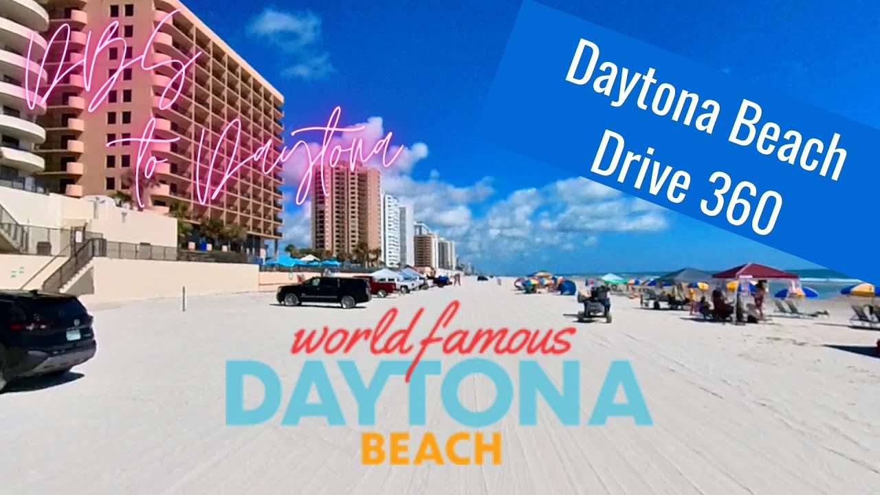 Daytona Beach drive on sand 4K 360 VR - YouTube