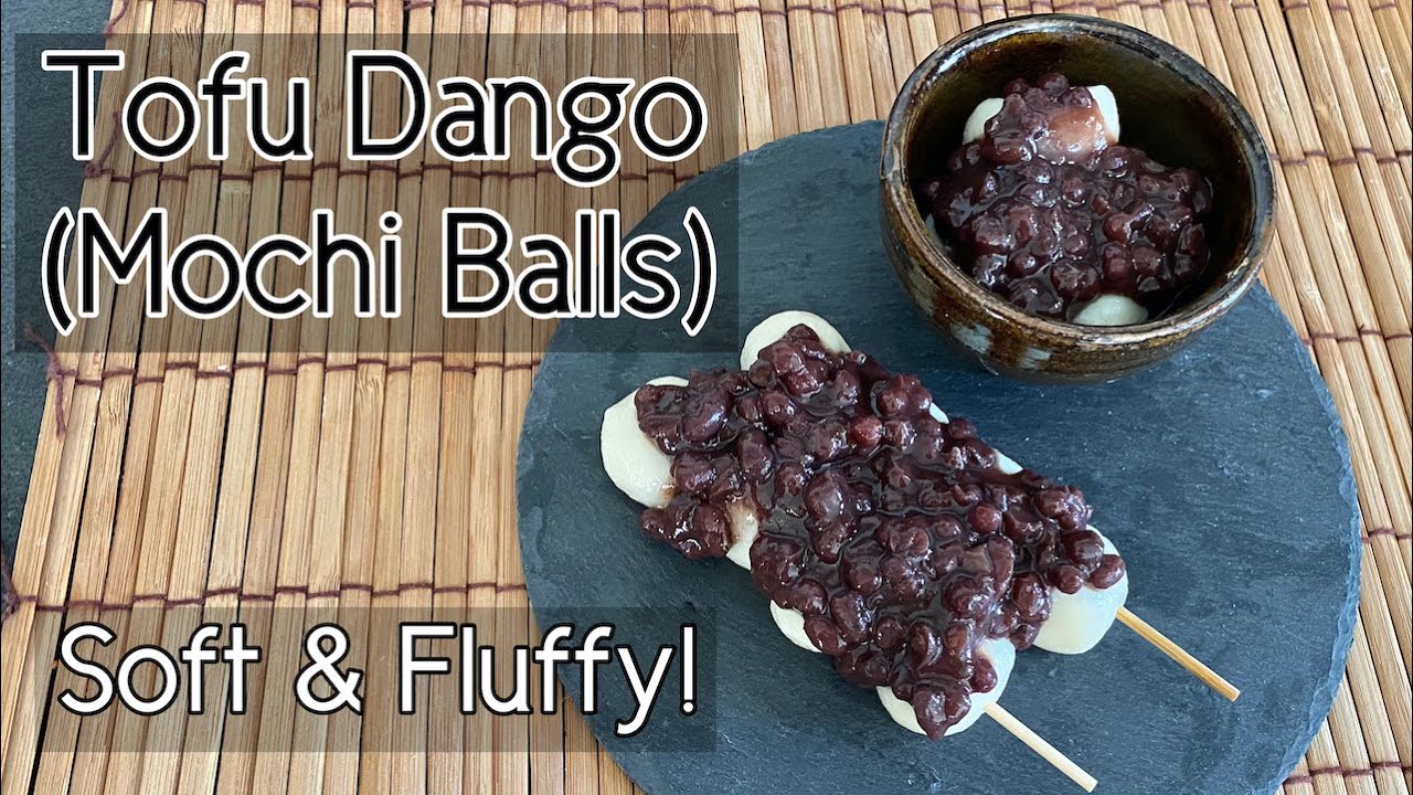 How to make Soft & Fluffy Dango (Mochi Balls) using Tofu. - YouTube