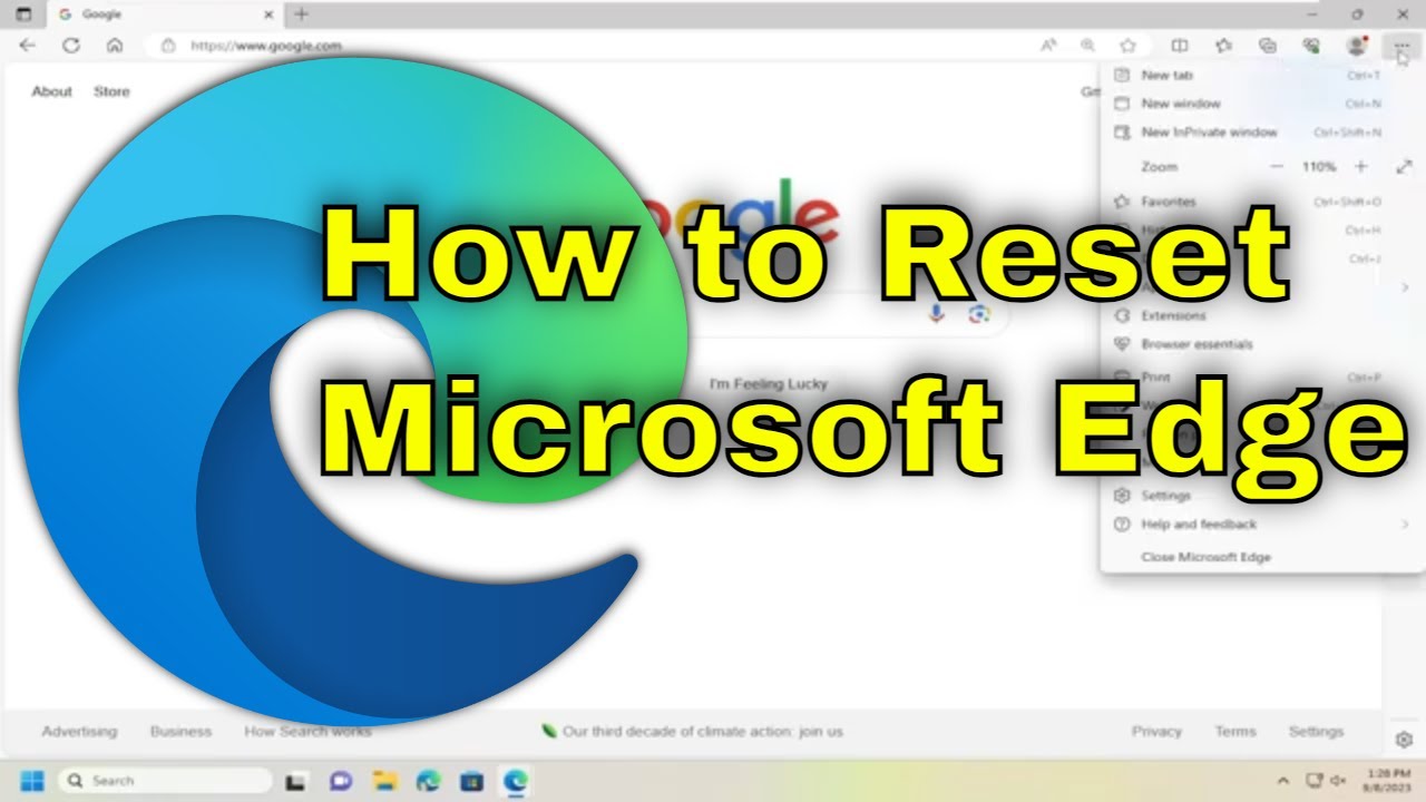 How to Reset Microsoft Edge in Windows 11/10 - YouTube