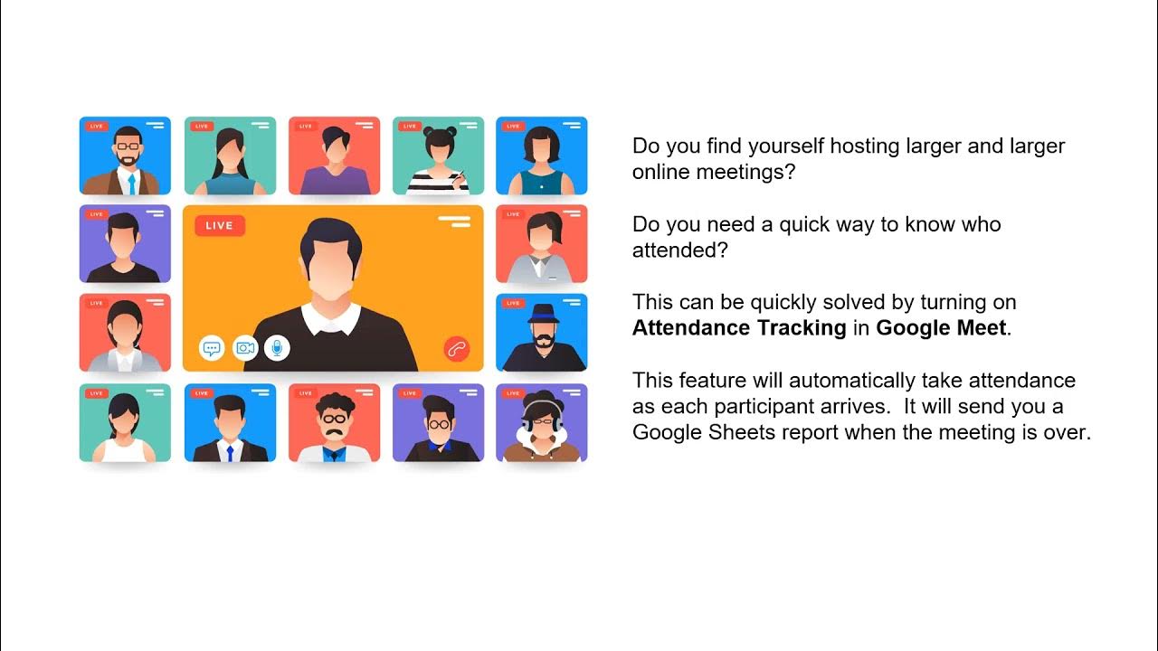 How to Turn on Automatic Attendance Tracking in Google Meet - YouTube