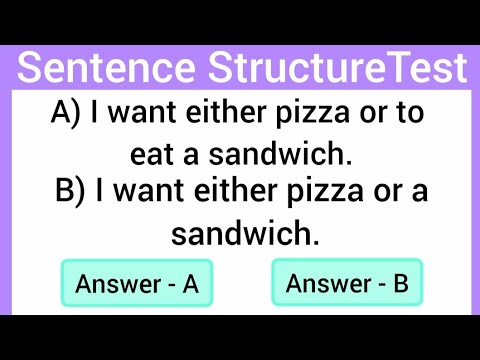Sentence Structure Test | English Grammar Test | English Practice With ...
