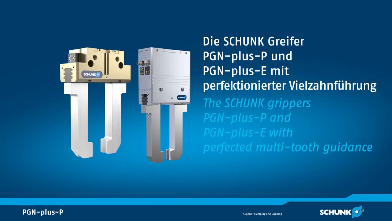 La pinza Schunk PGN plus P - YouTube