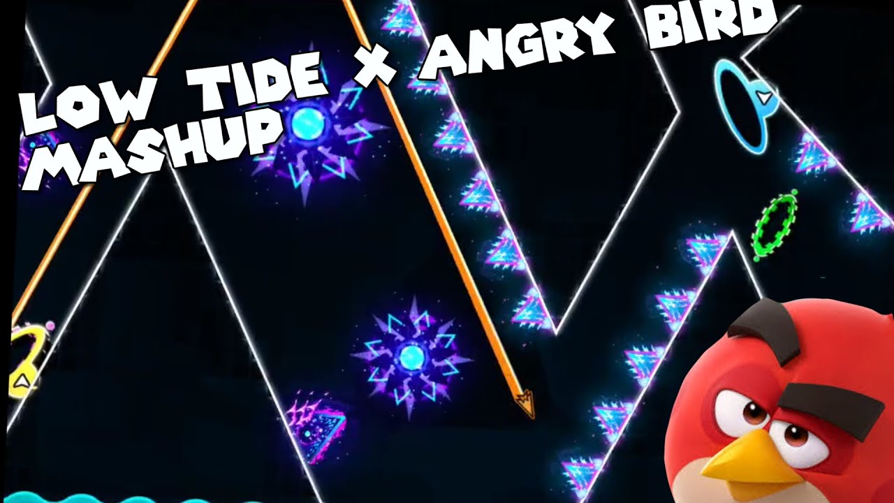 Low tide x Angry birds theme Mashup | Geometry dash - YouTube