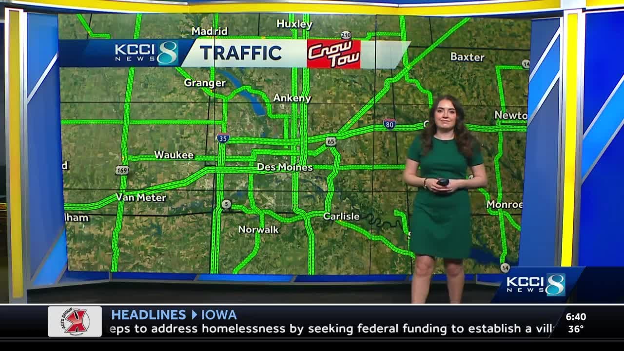 Des Moines traffic: Smooth Friday morning commute - YouTube