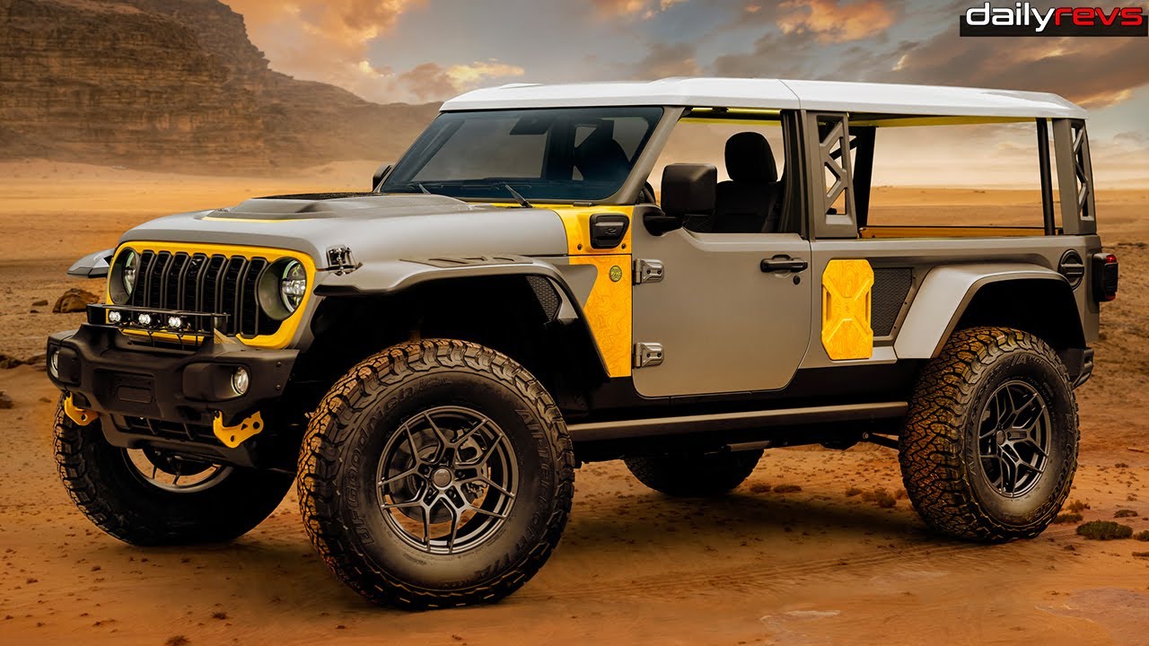 Jeep Bug Out 4xe Concept | Carbon-fiber Wrangler Custom-made For Remote ...