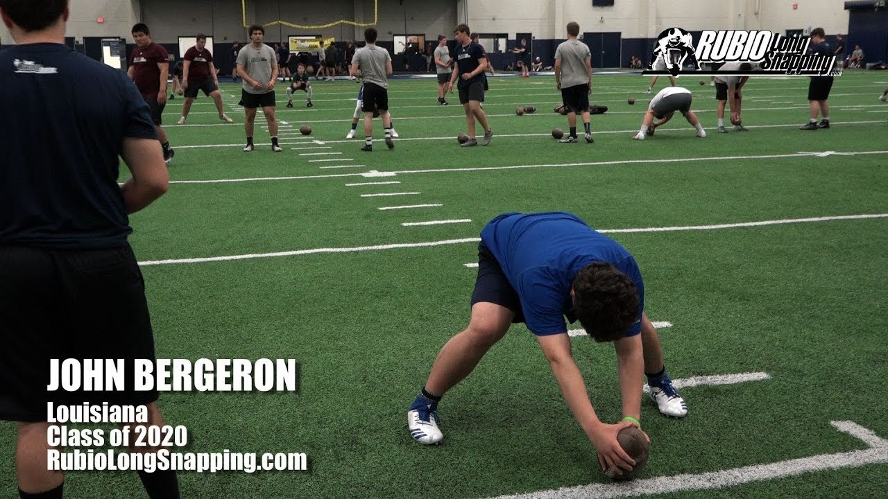John Bergeron - Long Snapper - YouTube