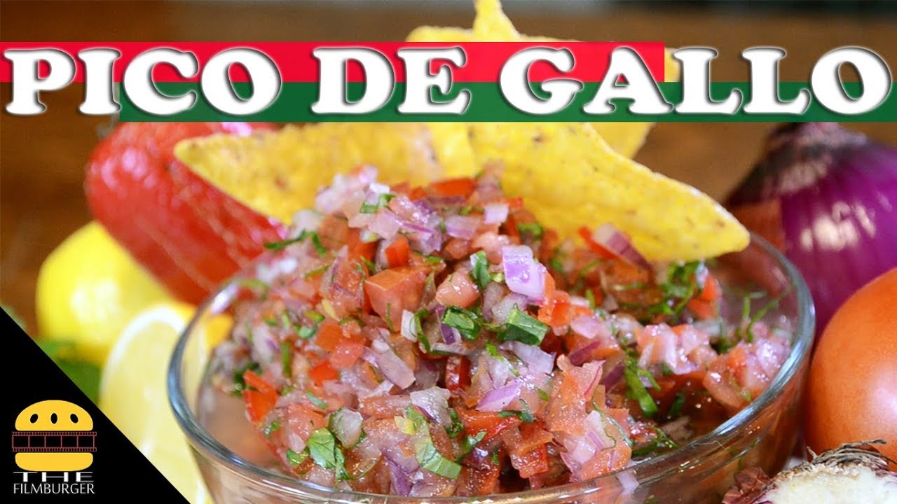 PICO DE GALLO FACIL - YouTube