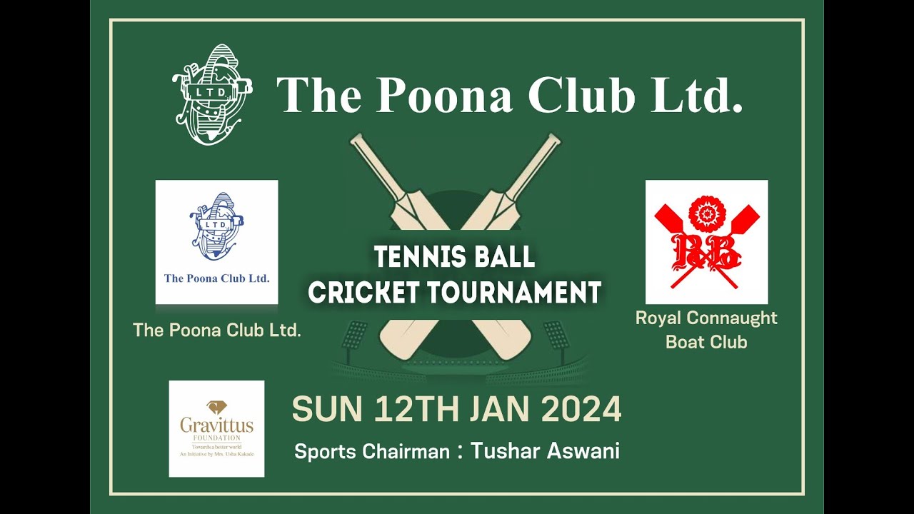 TENNIS BALL CRICKET TOURNAMENT || POONA CLUB || - YouTube