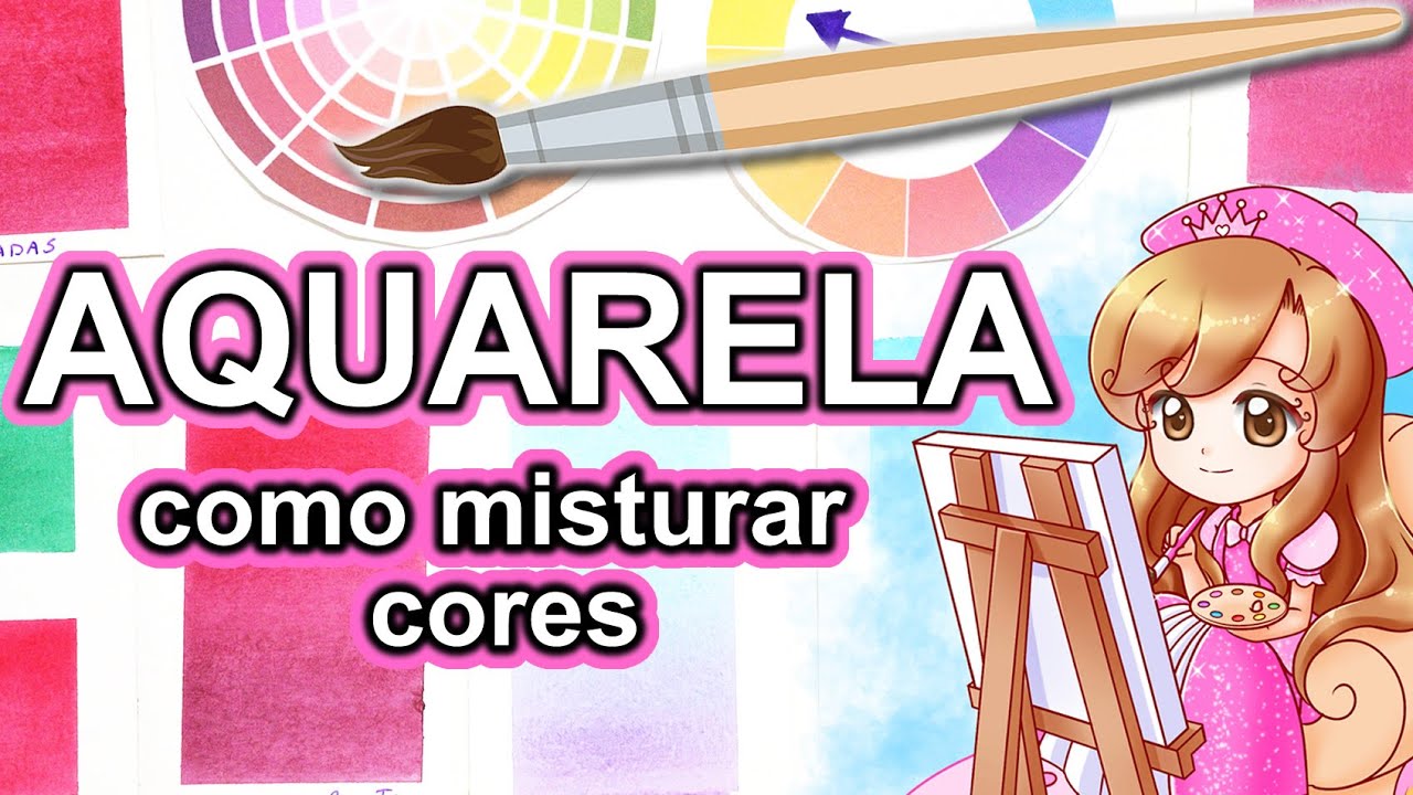 AQUARELA PARA INICIANTES - COMO MISTURAR CORES - YouTube