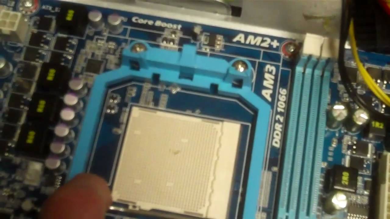 Installing AM2 Processor - YouTube