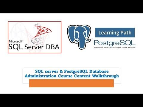 Batch#40: SQL Server & PostgreSQL Database Administration Course Content Walkthrough - YouTube