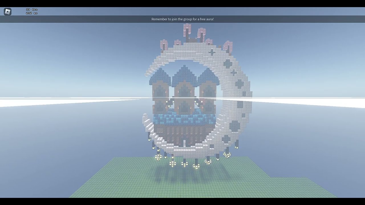 Moon House In ROBLOX PIXELBLOX Creative Mode! - YouTube
