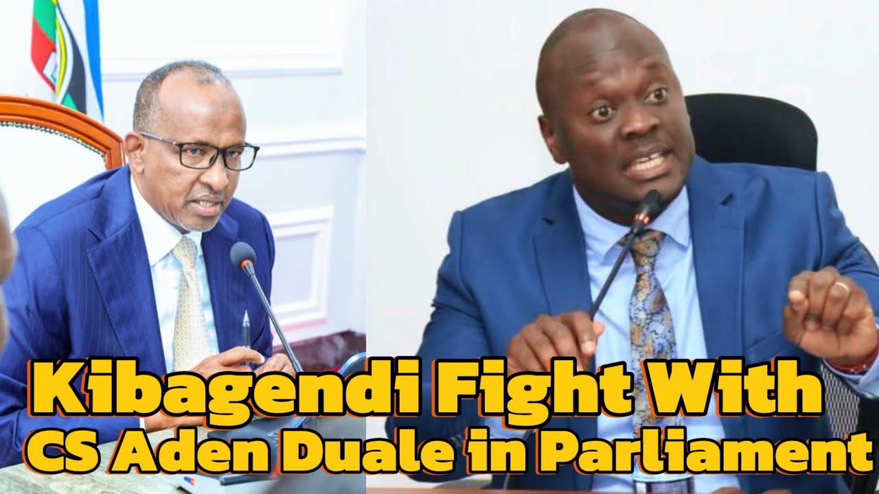 Trending Video of MP Kibagendi who Nearly Slapped CS Duale in ...