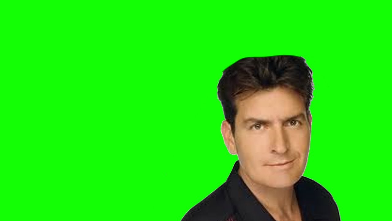 Green Screen Charlie Sheen - YouTube