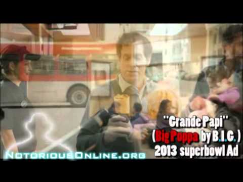 "Grande Papi" Notorious BIG sample used in Super bowl commercial - YouTube