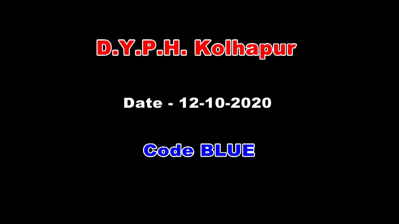 Safety SOPs code Blue mock drill - YouTube