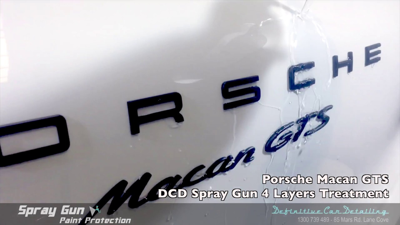 Porsche Macan GTS Definitive Sydney Spray Gun 4 Layers Paint ...