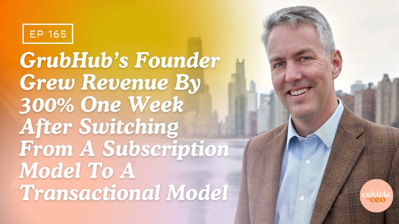 GrubHub's Founder Grew Revenue 300% 1 Week After Switching From ...