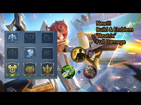 New!!! Build & Emblem Beatrix || 100% Damage - mlbb 2023 - YouTube