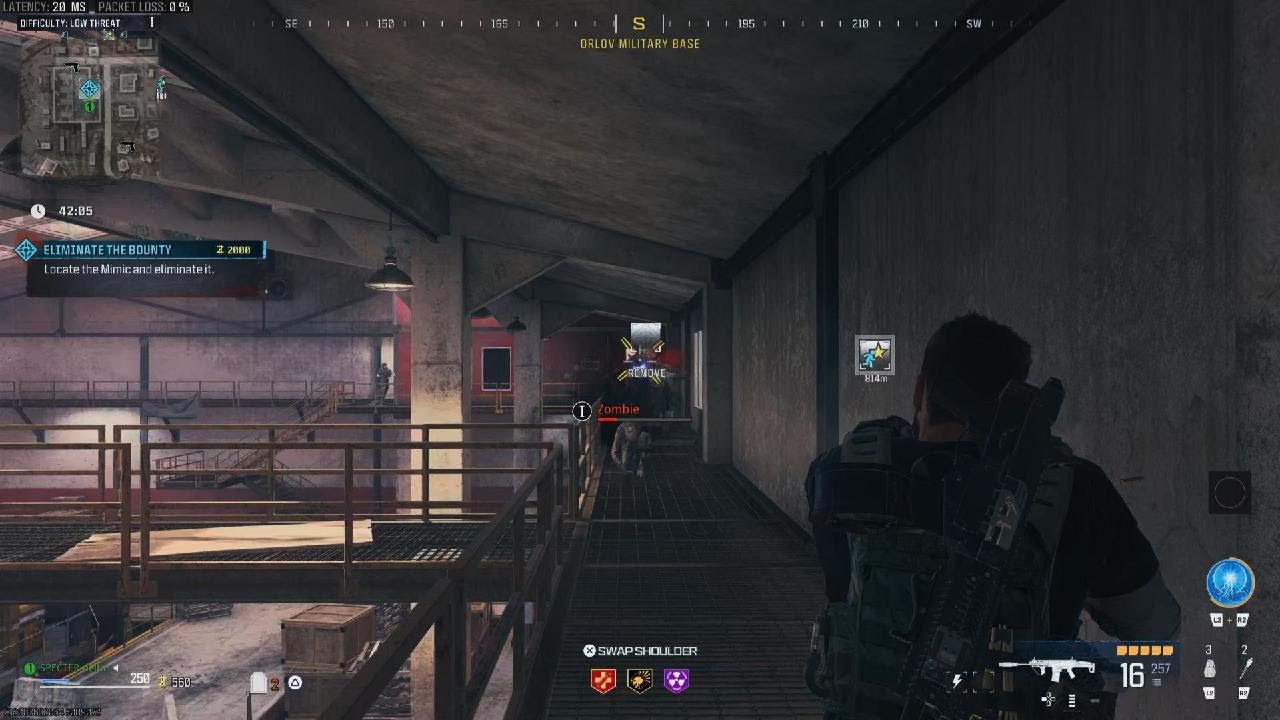 Modern Warfare Zombies Mimic Grab - YouTube