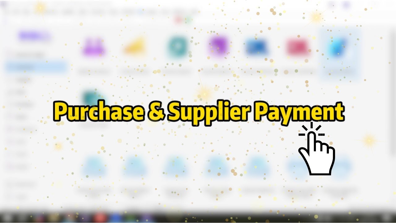 SQL Account | Purchase & Supplier Payment - YouTube