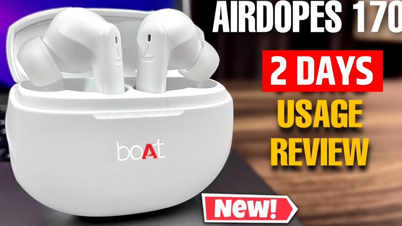 boAt Airdopes 170 With Massive Battery & Classic Build Unboxing ...
