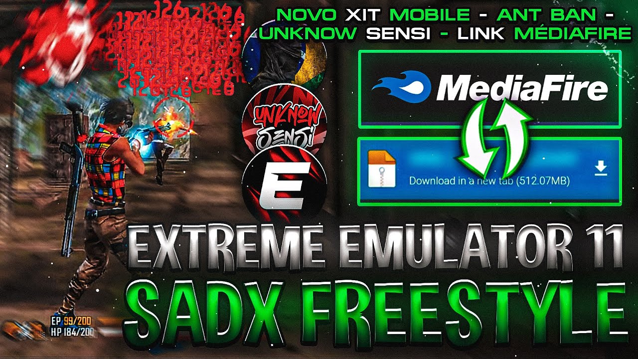 NOVO! 😈 PACK SADX FREESTYLE - EXTREME EMULATOR - PAINEL FREESTYLE - SENSI ANDROID E IPHONE - YouTube