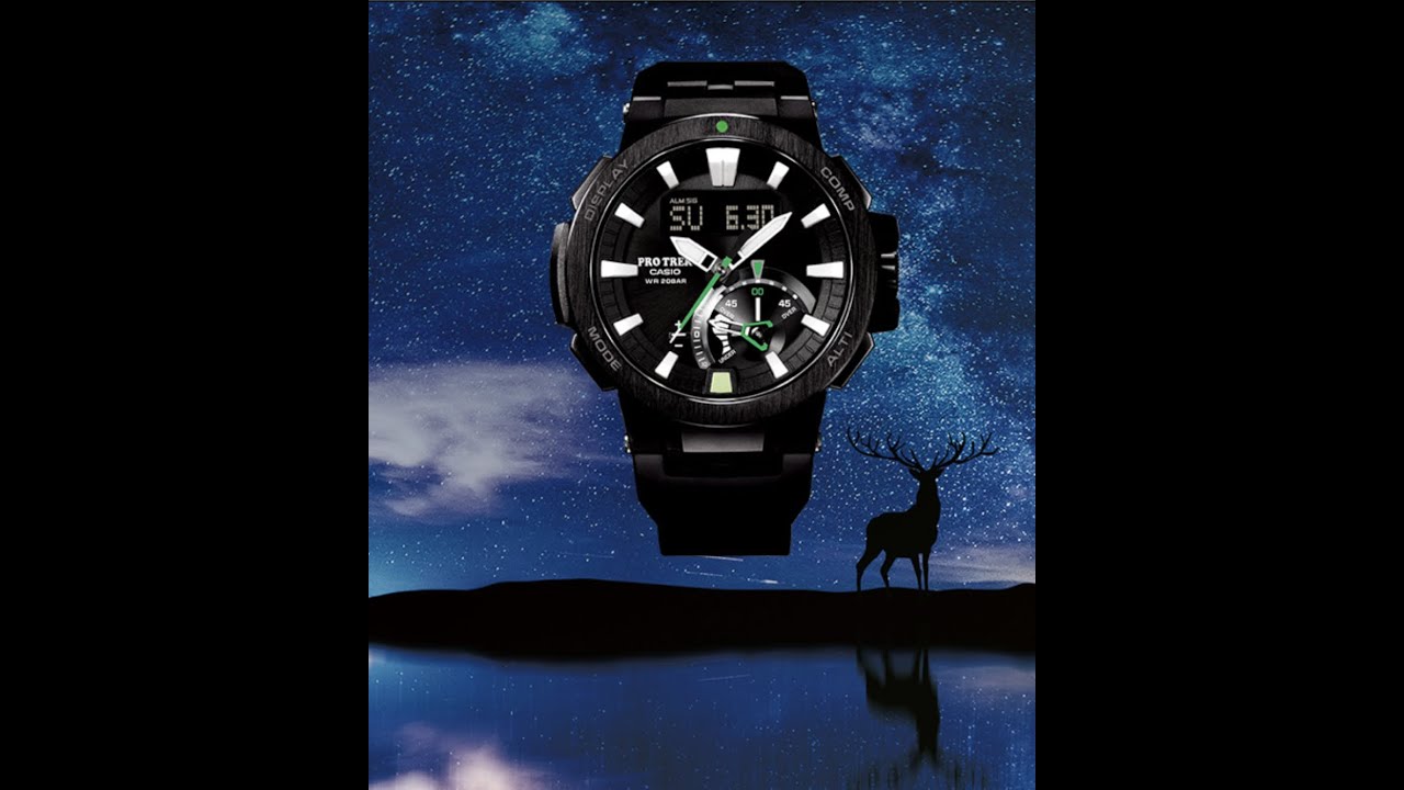 TopTough Military Watch For Tactical & Survival Casio Pro Trek PRW 7000 ...