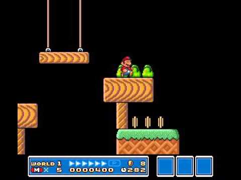 Super Mario Bros. 3 (SNES) - Unused Level 11 - YouTube