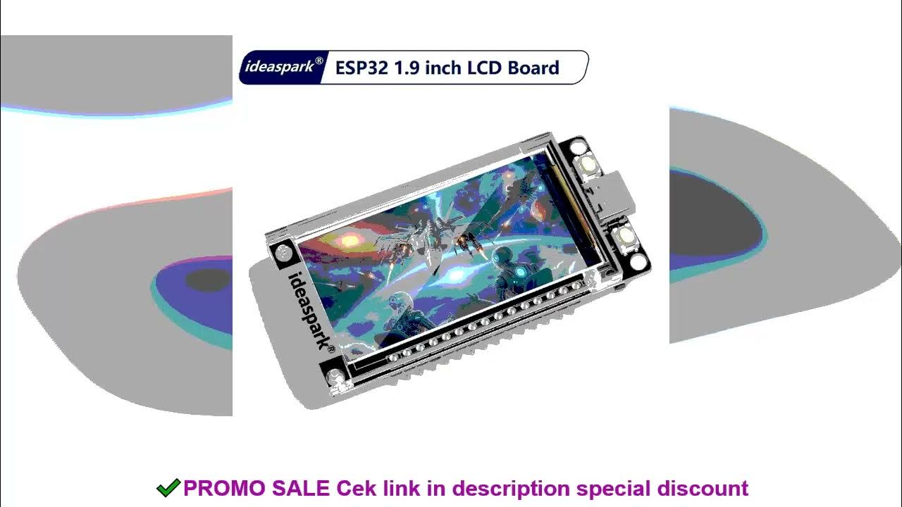 ideaspark ESP32 16MB Development Board 1.9in ST7789 170x320 TFT LCD Display,WiFi+BL Module,CH340 ...