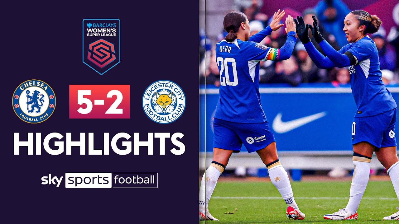 James STARS as Chelsea cruise to victory! 🤩 | Chelsea 5-2 Leicester ...