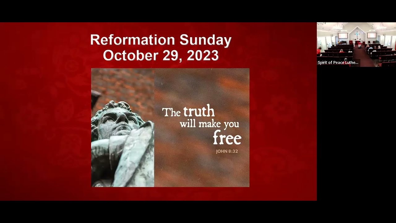 Reformation Sunday, October 29, 2023 Worship Service - YouTube