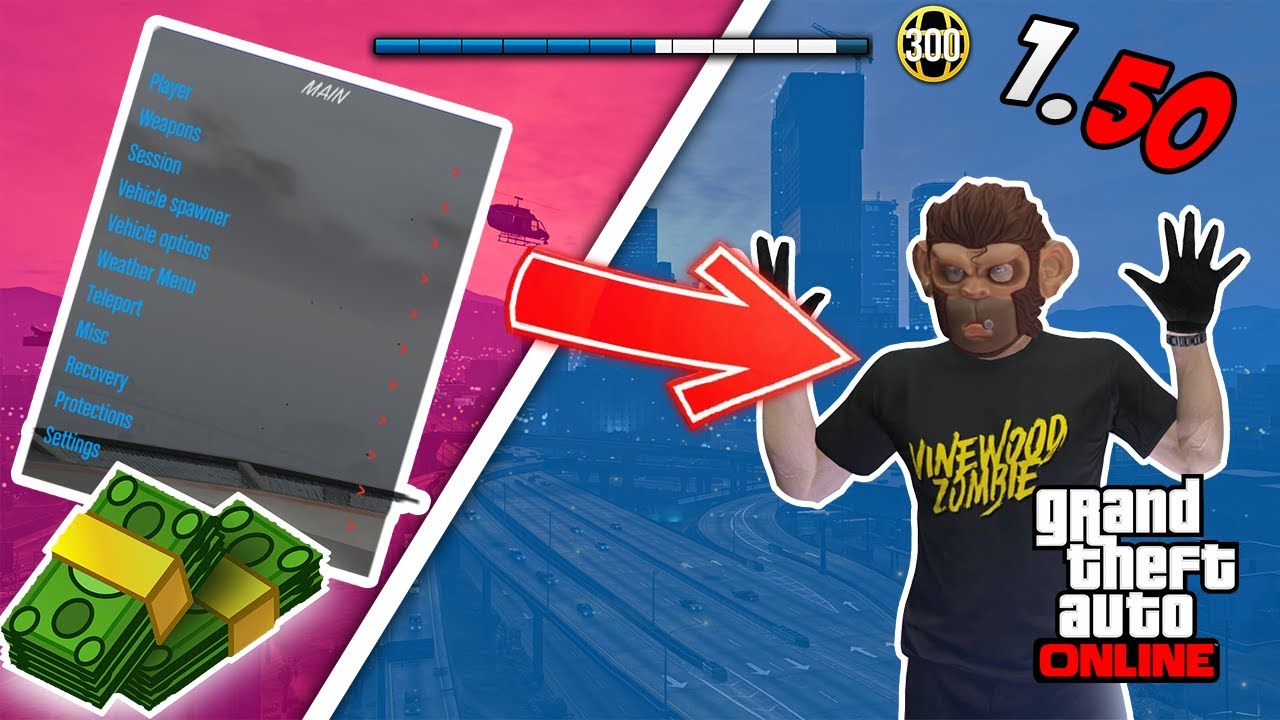 TUTO/AVOIR UN MOD MENU GTA ONLINE 1.50 + PRESENTATION !!! - YouTube