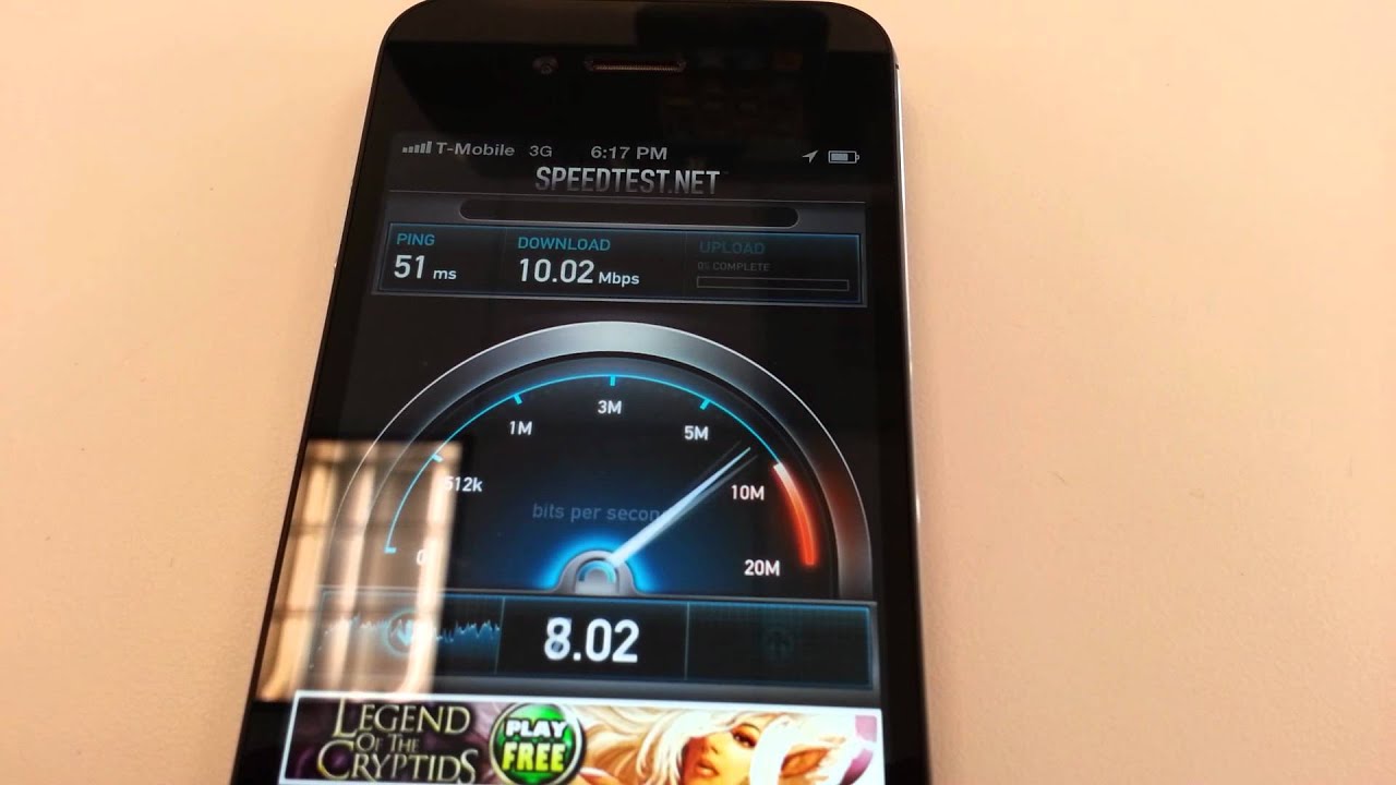T-Mobile unlocked iPhone 3G speed test!! - YouTube