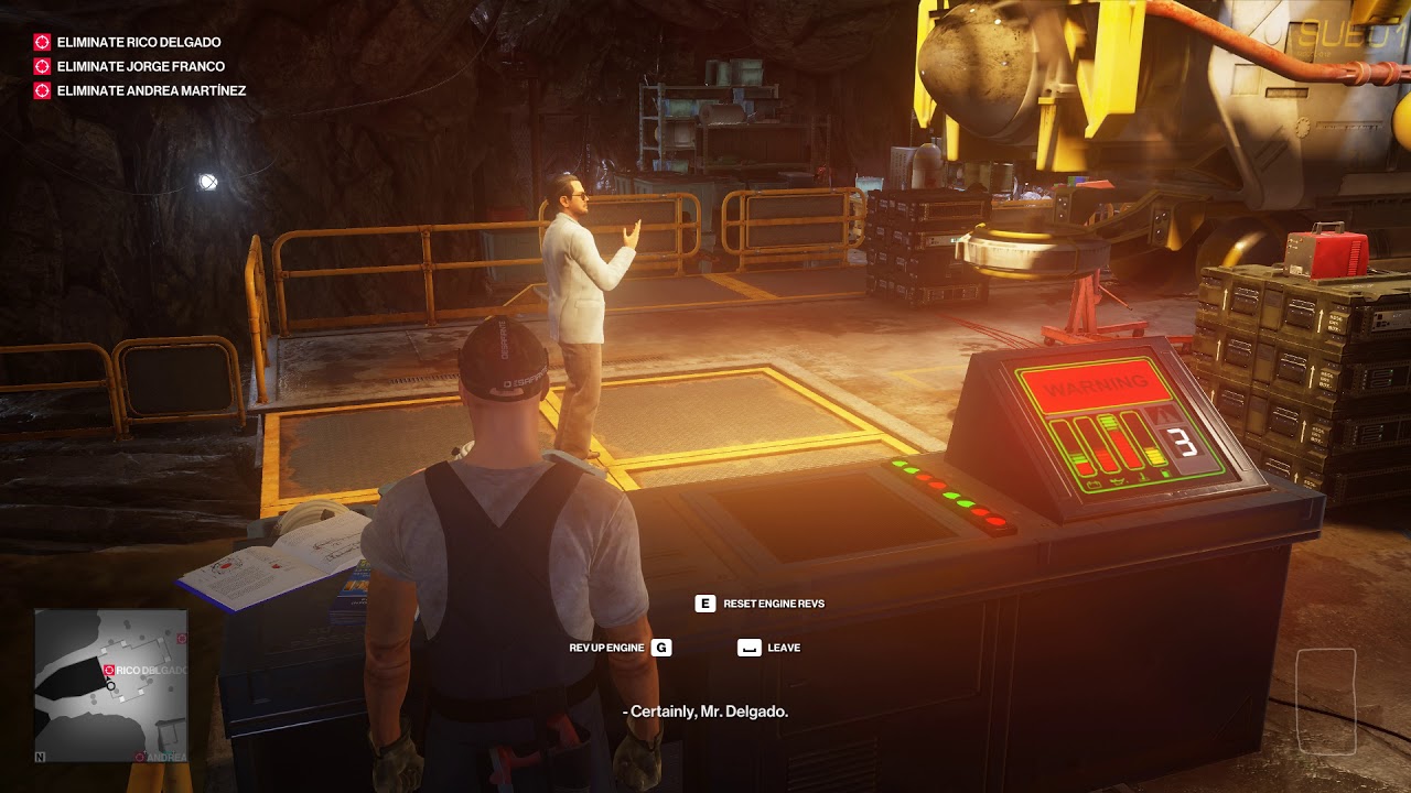 Hitman 2: Target Killed | Rico Delgado Crushed by a Submarine - YouTube