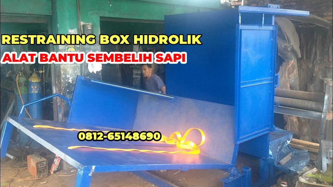 RESTRAINING BOX / PEREBAH SAPI / ALAT BANTU SEMBELIH SAPI - YouTube