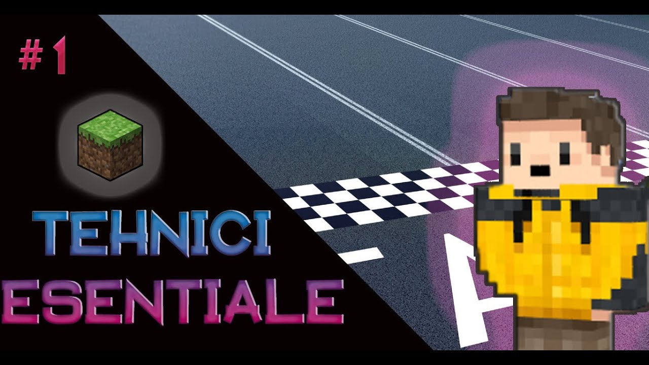 Minecraft | Tehnici Esentiale | Loc pentru casa #1 - YouTube
