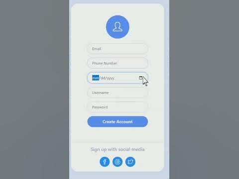 Registration Form HTML CSS 2023 #mengareit #htmlcss #shorts #2023 - YouTube
