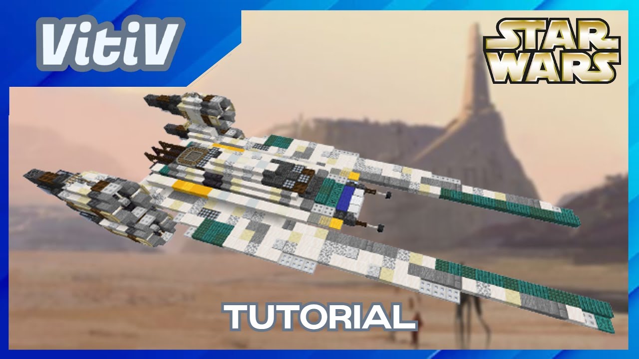 Star Wars Rebel UT-60D U-wing Starfighter/Support Craft in Minecraft ...