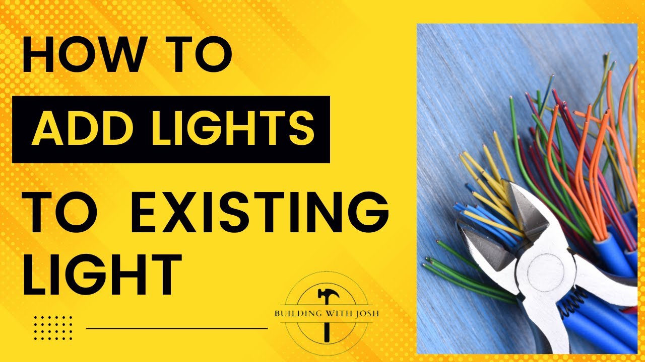 Simple How To Add Light to Existing Light - YouTube