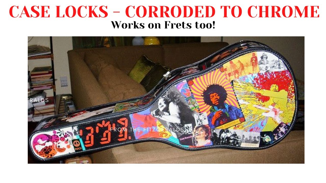 A 5 MINUTE GUITAR/BANJO CASE LOCK RESTORATION - YouTube