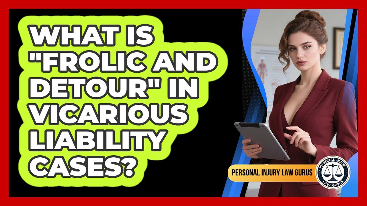 What Is "Frolic And Detour" In Vicarious Liability Cases? - Personal ...