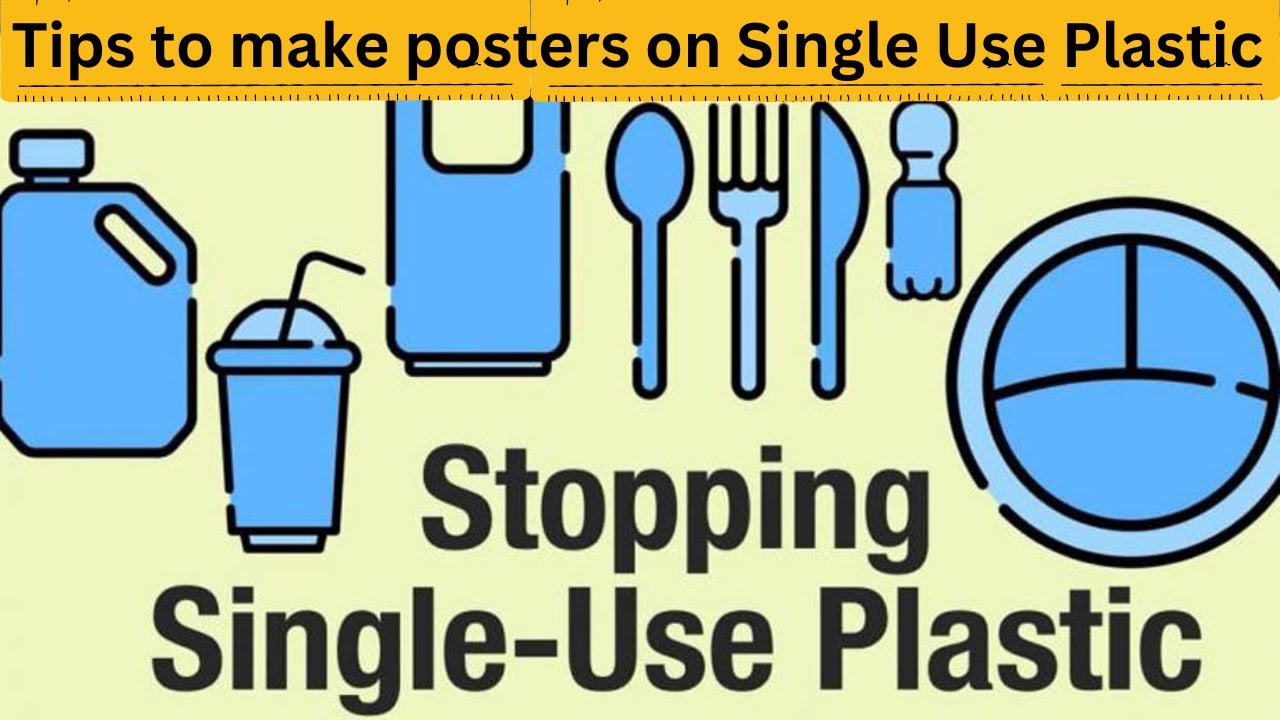 Say no to single use plastic drawing - Tips to make posters | poster ...