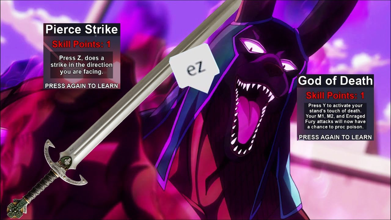 [YBA] Anubis Pluck is Okay + Skill Tree And Showcase - YouTube