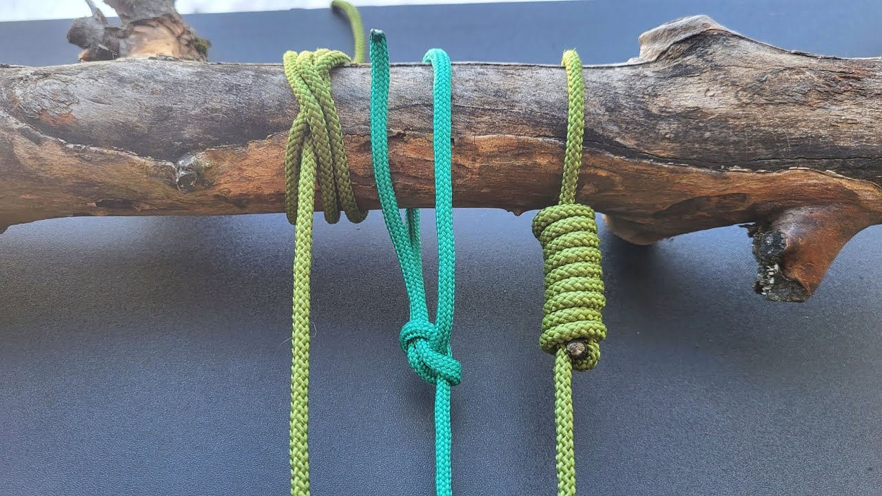 The 5 BEST Knots in Life | 5 Essential Knots You Need To Know - YouTube