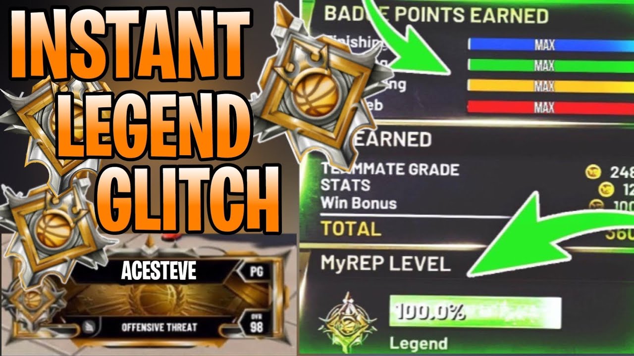 NBA 2K20 INSTANT LEGEND REP GLITCH (PS4 & XBOX) REP GLITCH 2K20 EXPOSED ...
